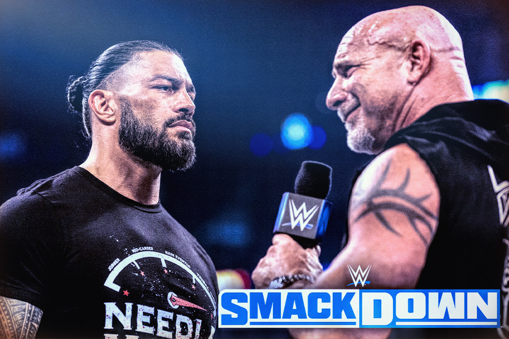WWE Smackdown Report: Roman Reigns and Goldberg Go Face-to-Face One ...